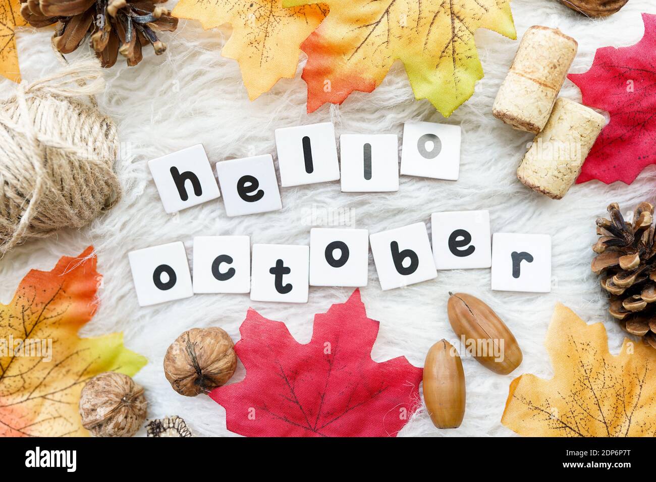 Hello october hi-res stock photography and images - Alamy