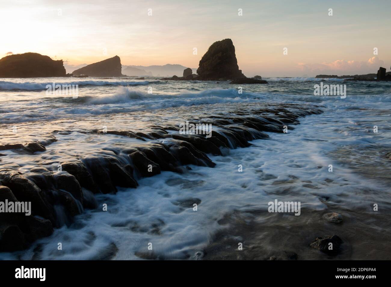 Papuma beach is one of the marine tourism destinations in Jember ...