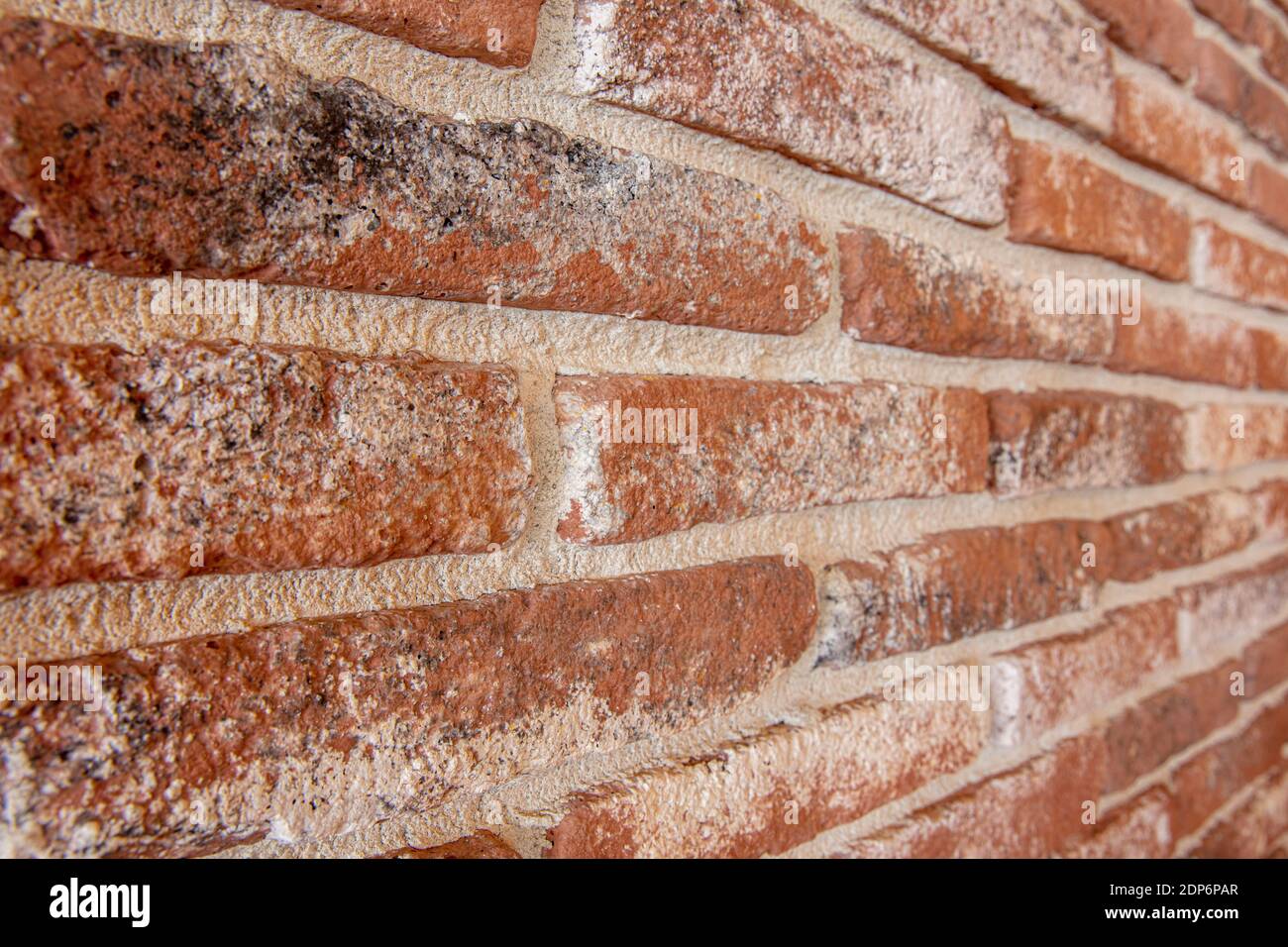 Fire brick wall texture. Red brick wall texture in horizontal view ...