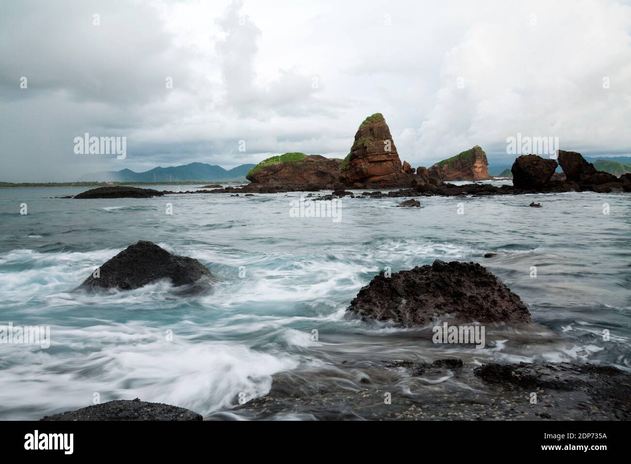 Papuma beach is one of the marine tourism destinations in Jember ...