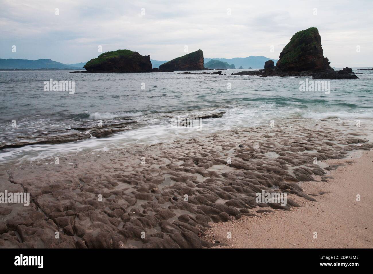 Papuma beach is one of the marine tourism destinations in Jember ...