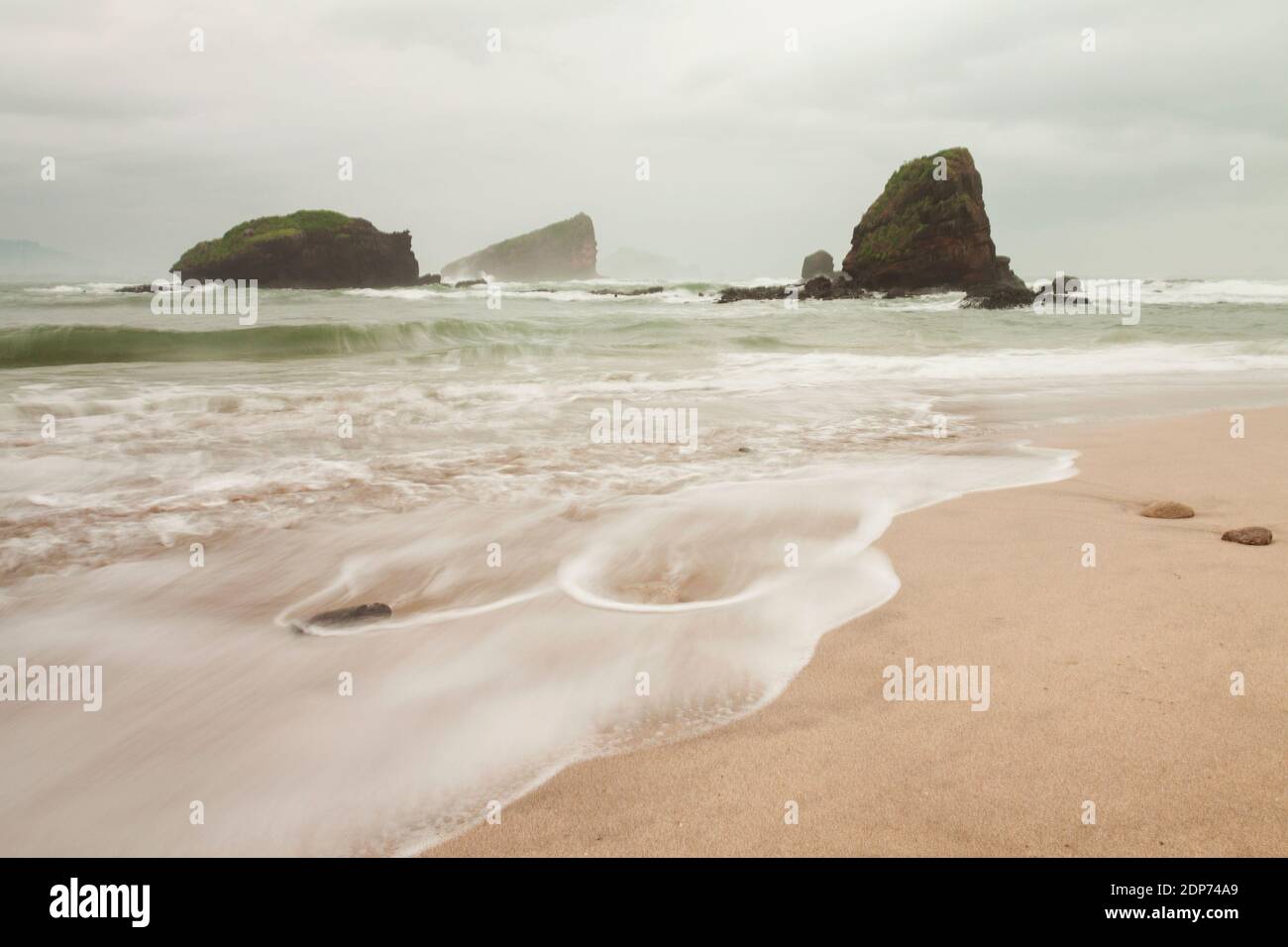 Papuma beach is one of the marine tourism destinations in Jember ...