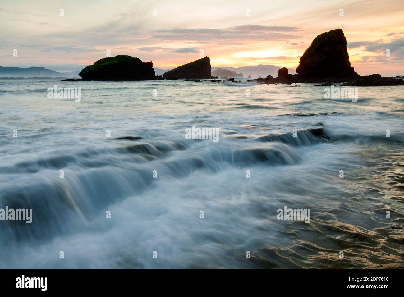 Papuma beach is one of the marine tourism destinations in Jember ...