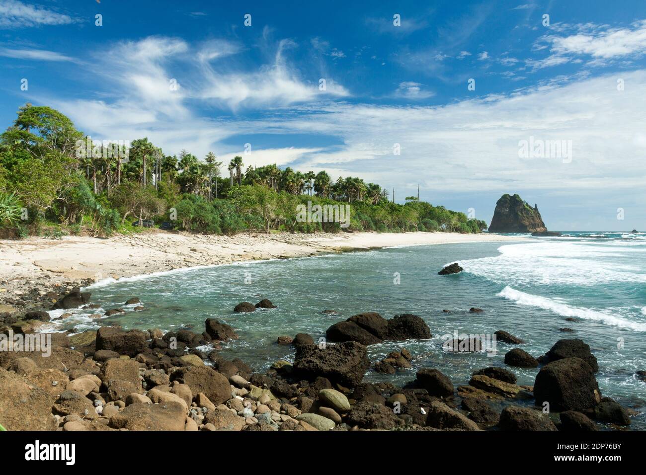 Papuma beach is one of the marine tourism destinations in Jember ...