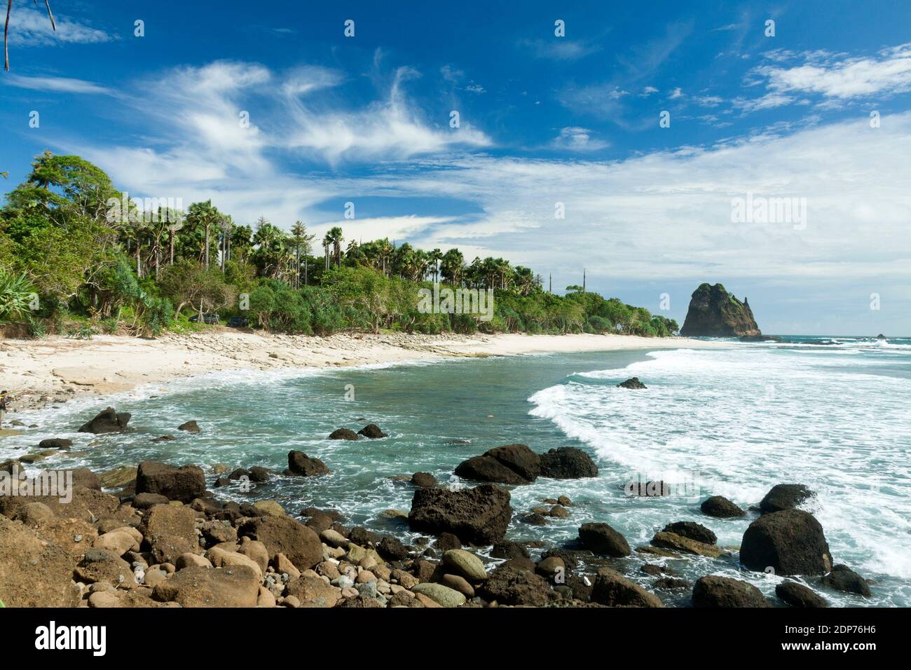 Papuma beach is one of the marine tourism destinations in Jember ...