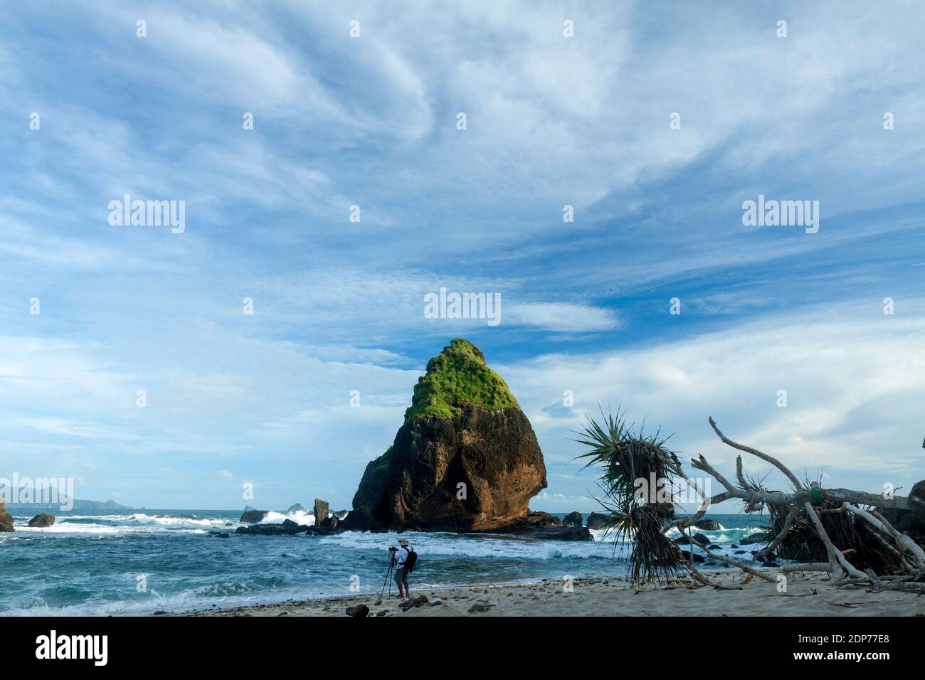 Papuma beach is one of the marine tourism destinations in Jember ...