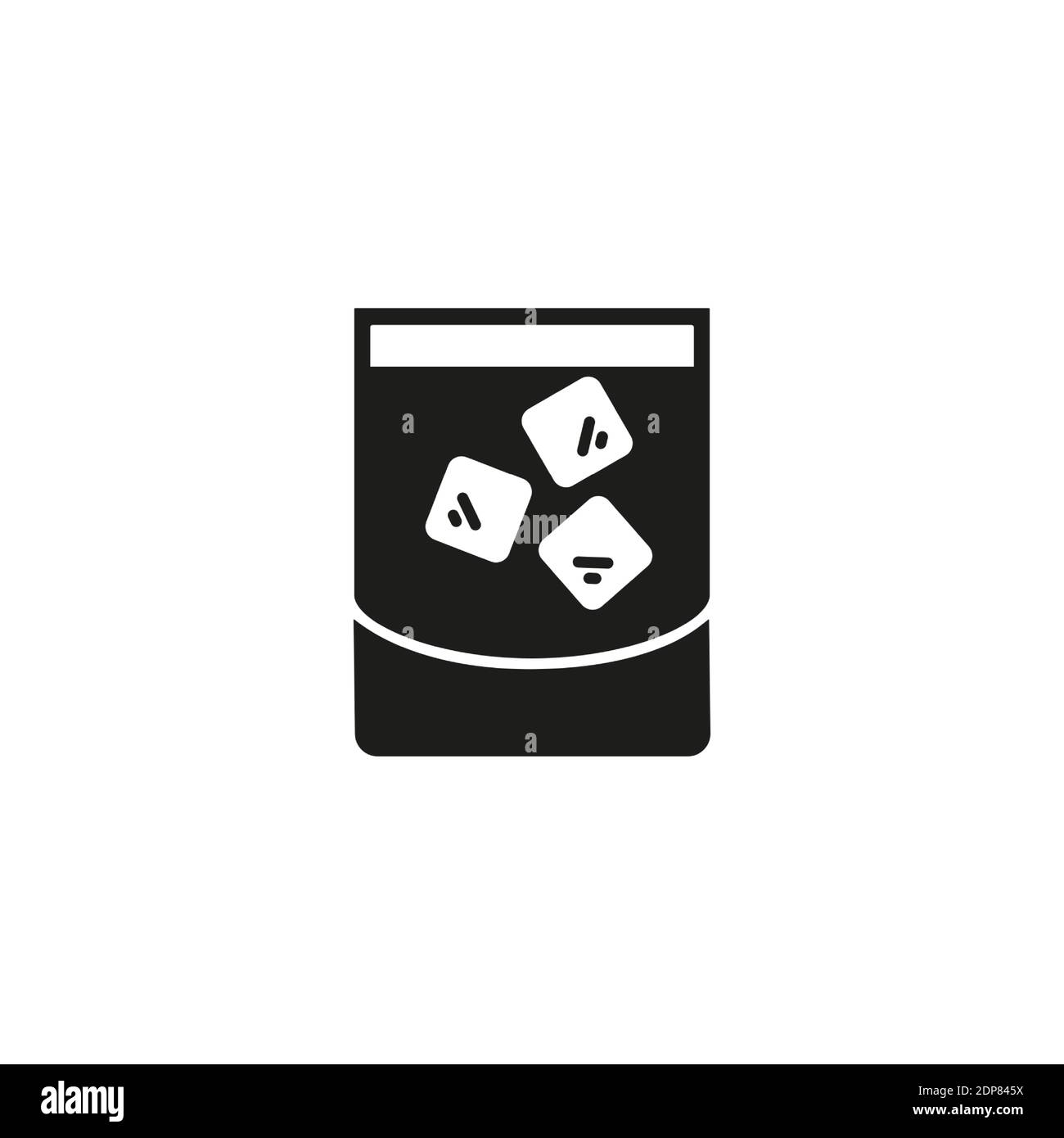 whiskey icon element of bar icon for mobile concept and web apps. Thin ...