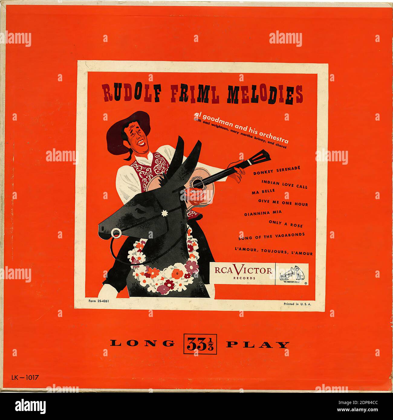 Rudolf Friml Melodies - Vintage Record Cover Stock Photo - Alamy