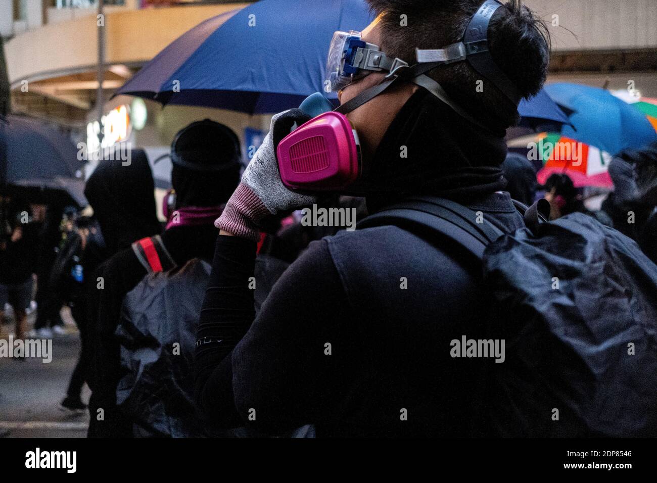 Great march of the pro-democracy movement for the New Year. Hong Kong ...