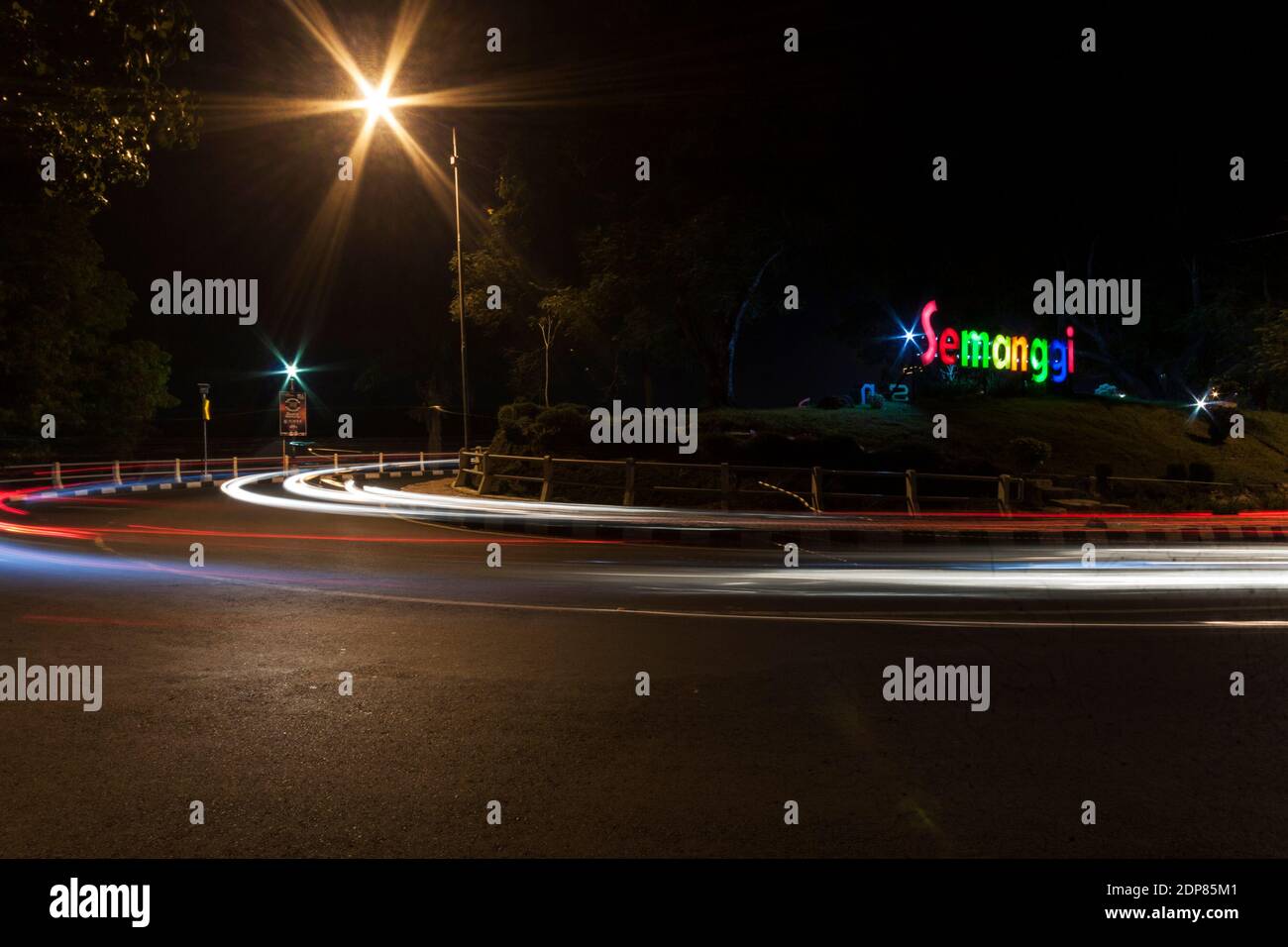 Semanggi Bridge is one of the icons of the city of Jember, East Java ...