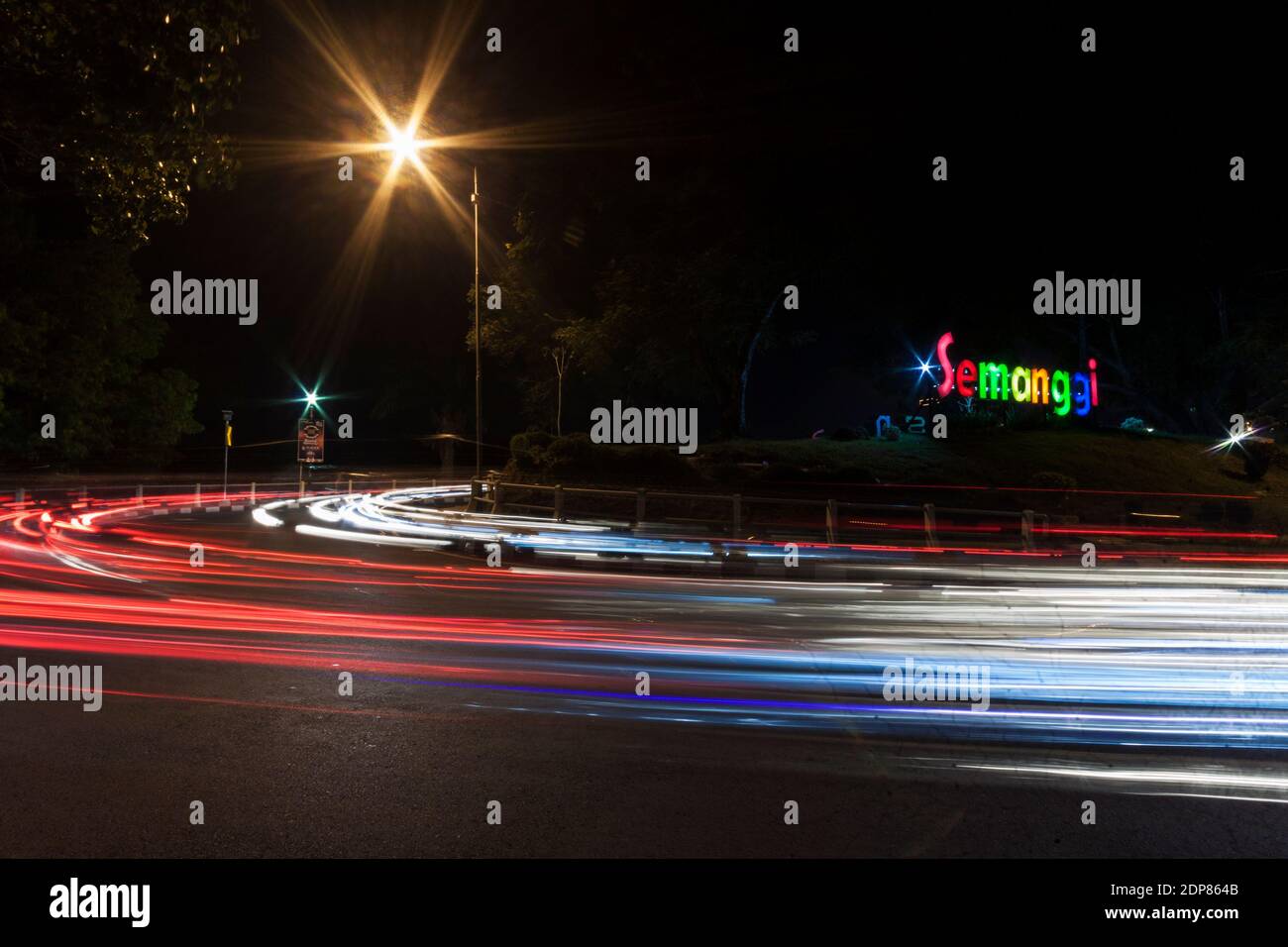 Semanggi Bridge is one of the icons of the city of Jember, East Java ...