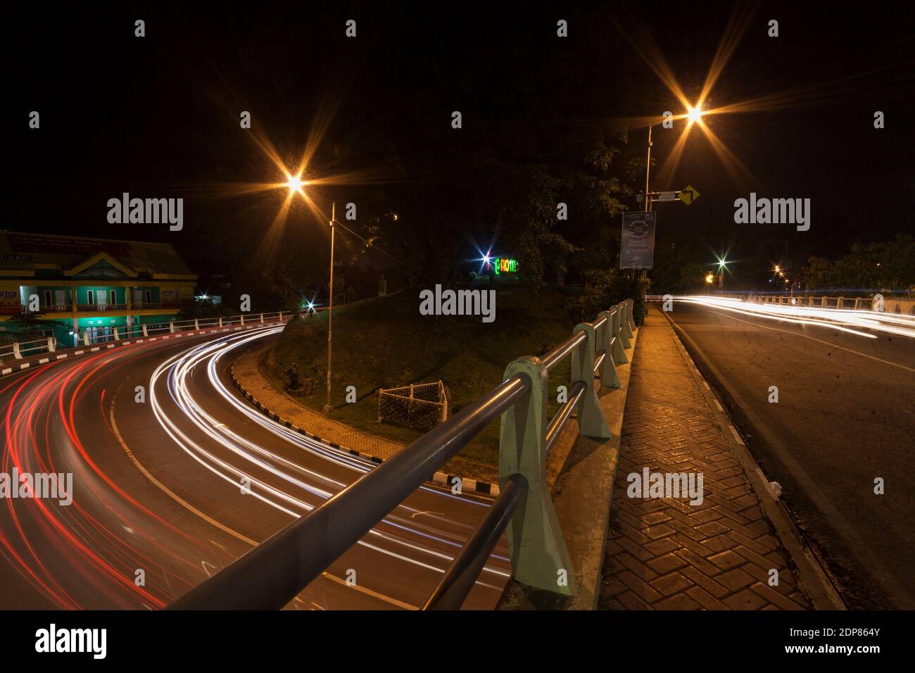 Semanggi Bridge is one of the icons of the city of Jember, East Java ...