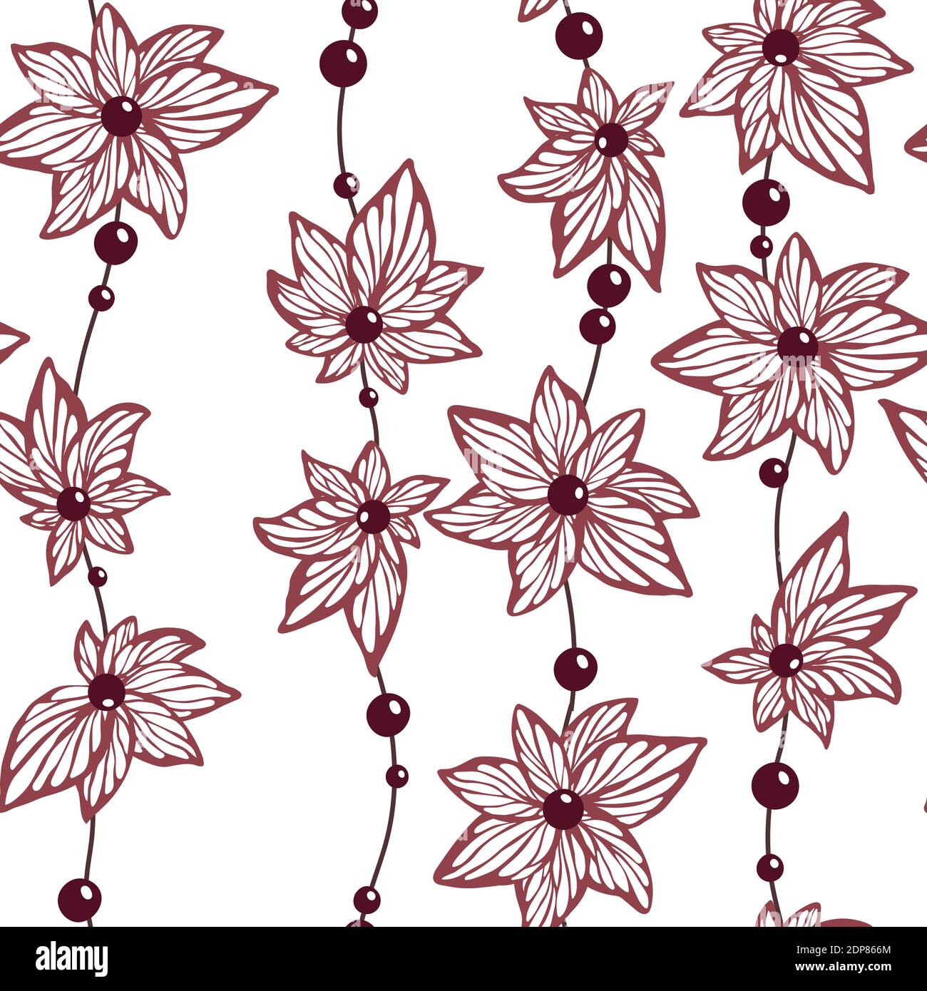 Seamless pattern vector for wallpaper and fabric textile with abstract ...