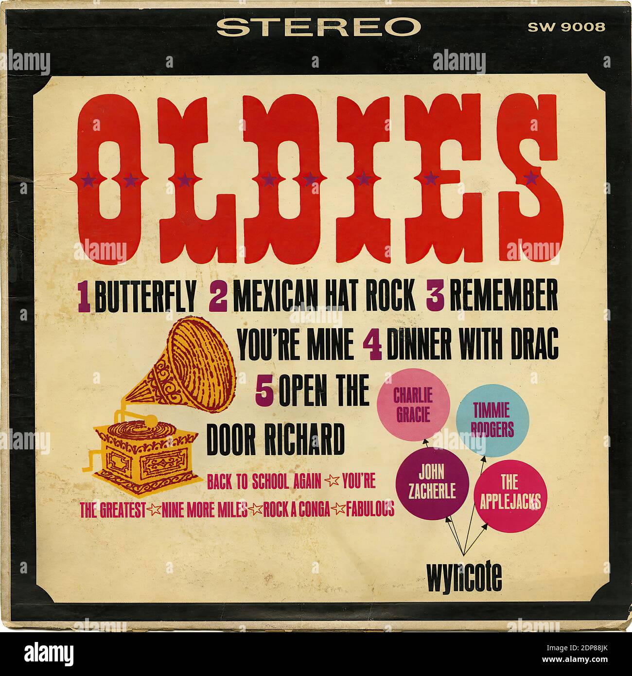 Oldies - Vintage Record Cover Stock Photo - Alamy