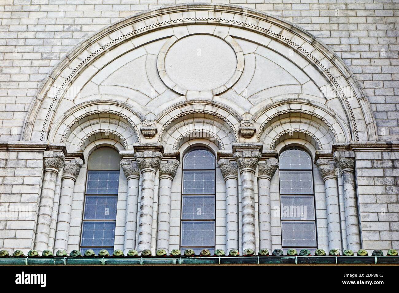 The windows of the Basilica Cathedral of Saint Loui Stock Photo - Alamy