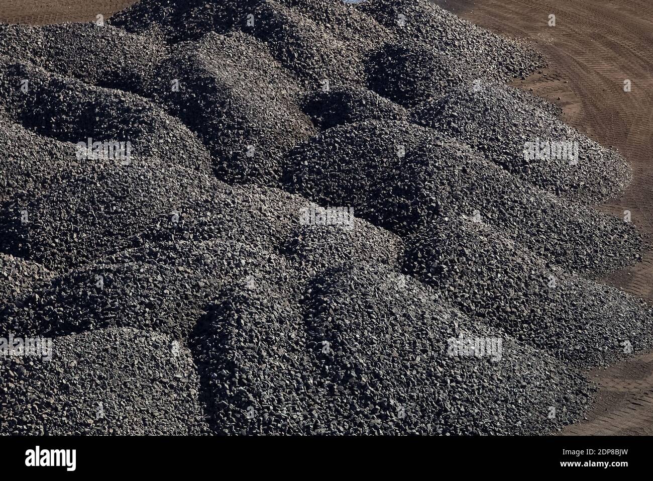 The texture of manganese - manganese mining in South Africa Stock Photo ...