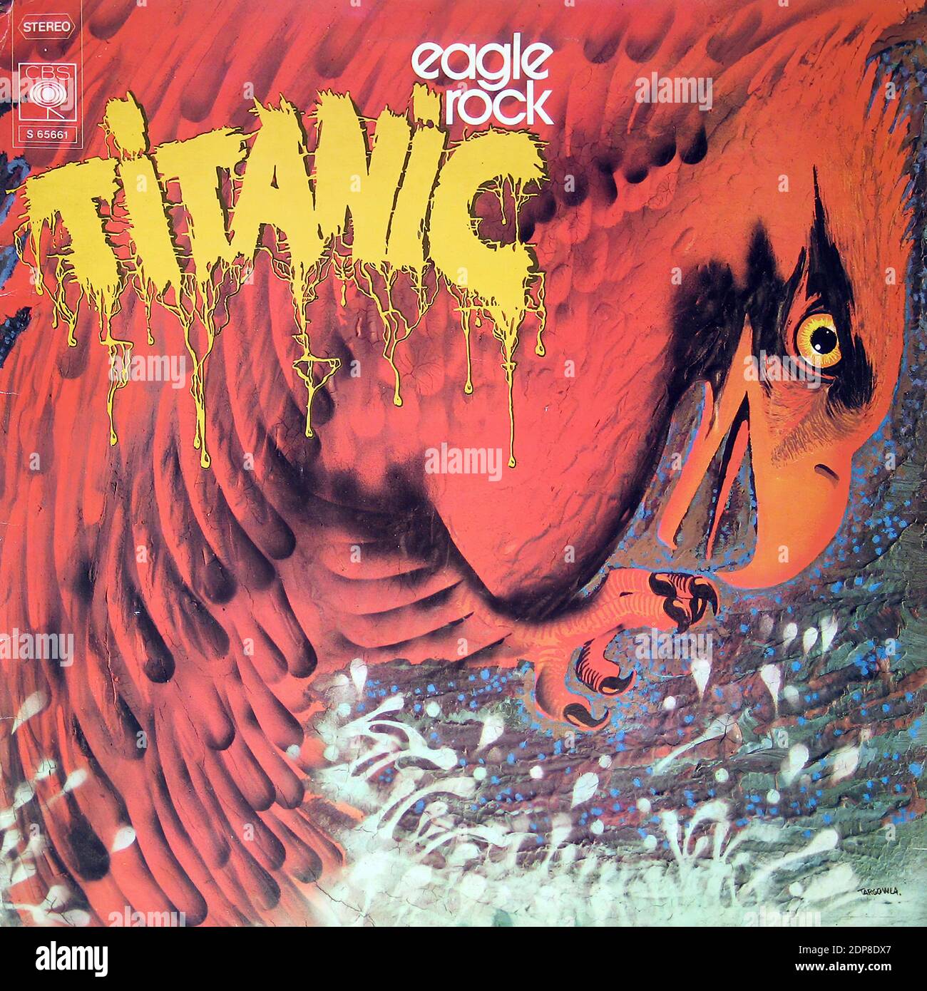 Titanic Eagle Rock - Vintage Vinyl Record Cover03 Stock Photo - Alamy