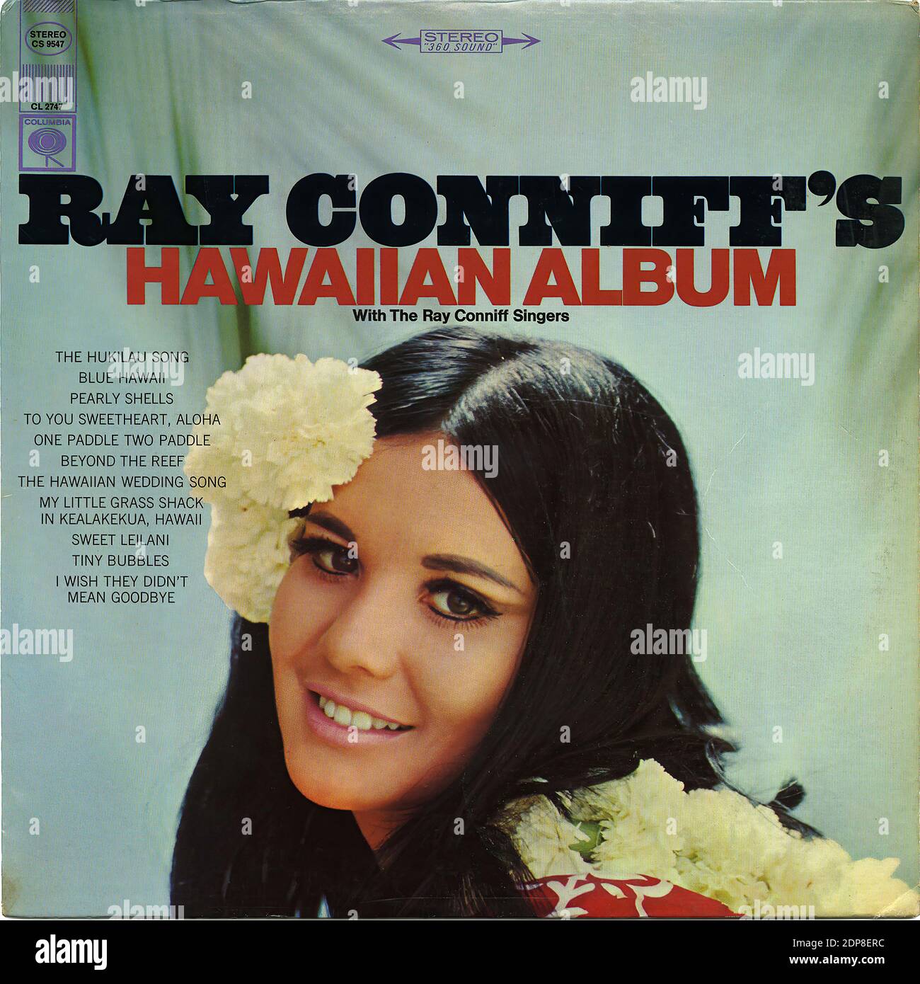 Ray Conniff's Hawaiian Album - Vintage Record Cover Stock Photo - Alamy
