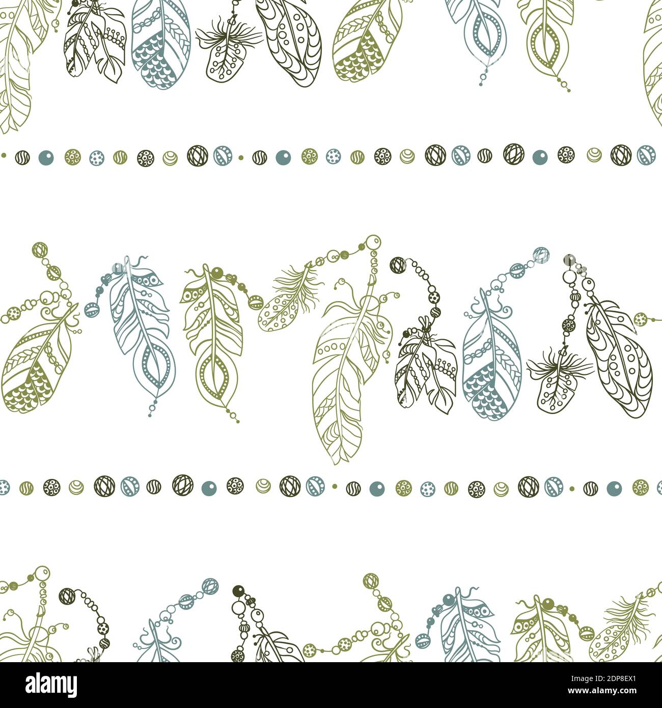 Horizontal tribal Stock Vector Images - Alamy