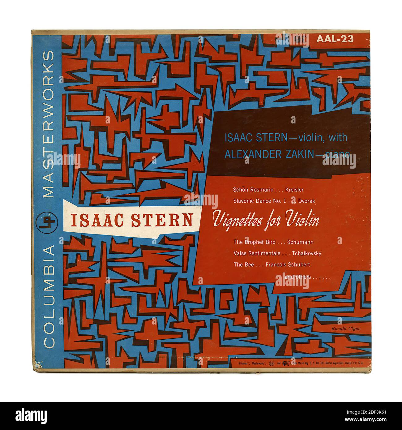 Vignettes for Violin - Vintage Record Cover Stock Photo - Alamy