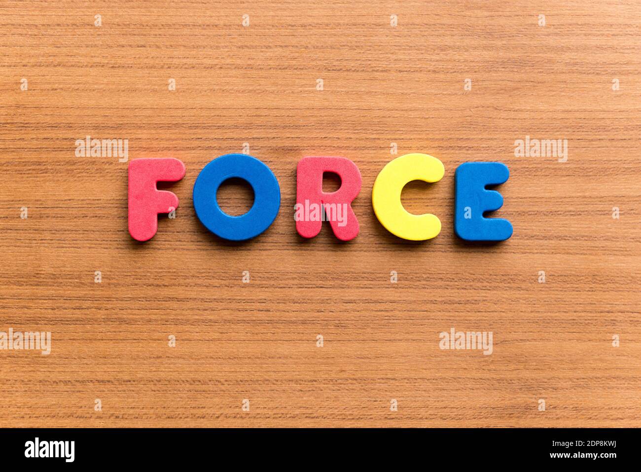 Force word hi-res stock photography and images - Alamy