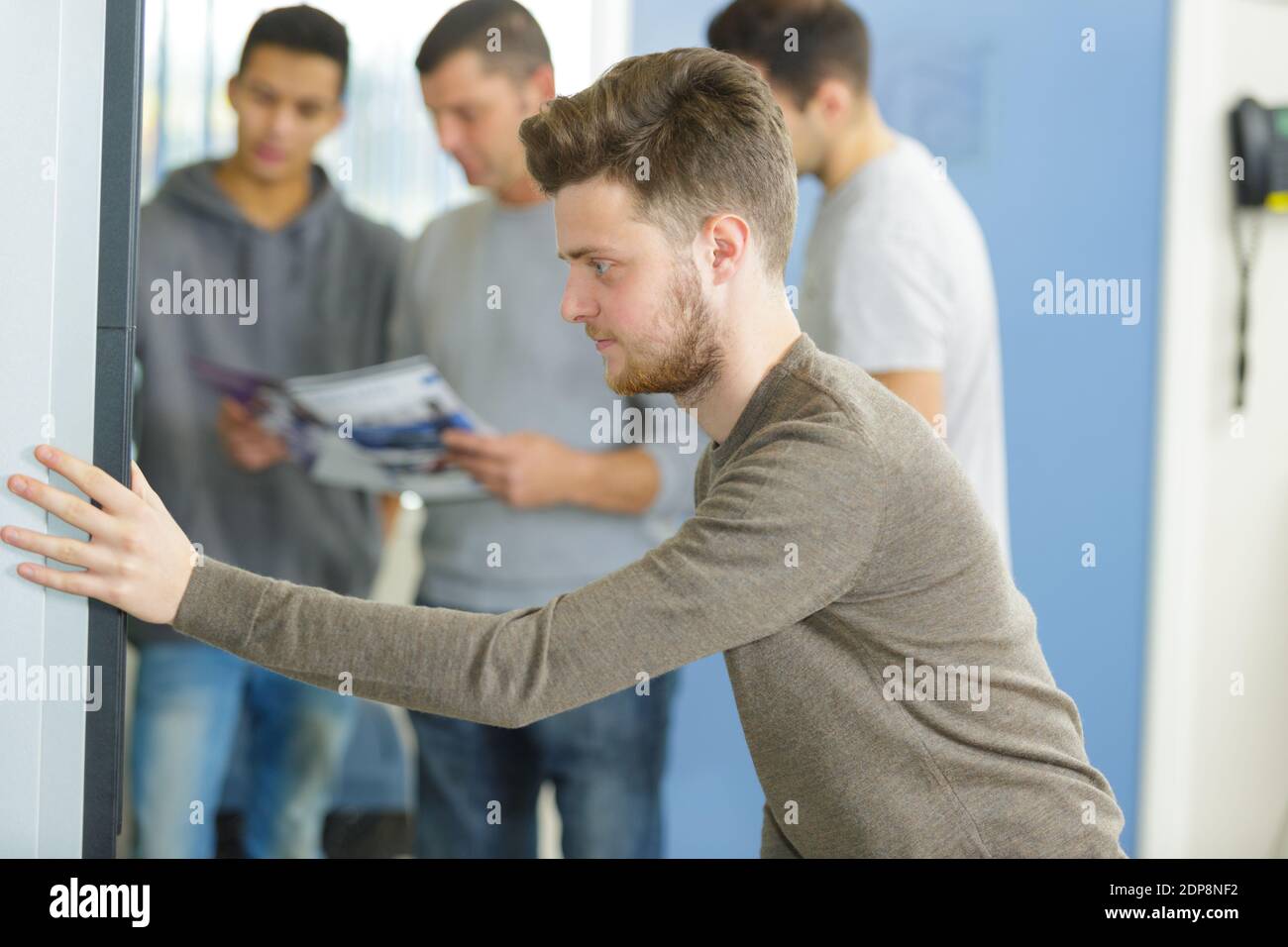portrait of a college student Stock Photo - Alamy