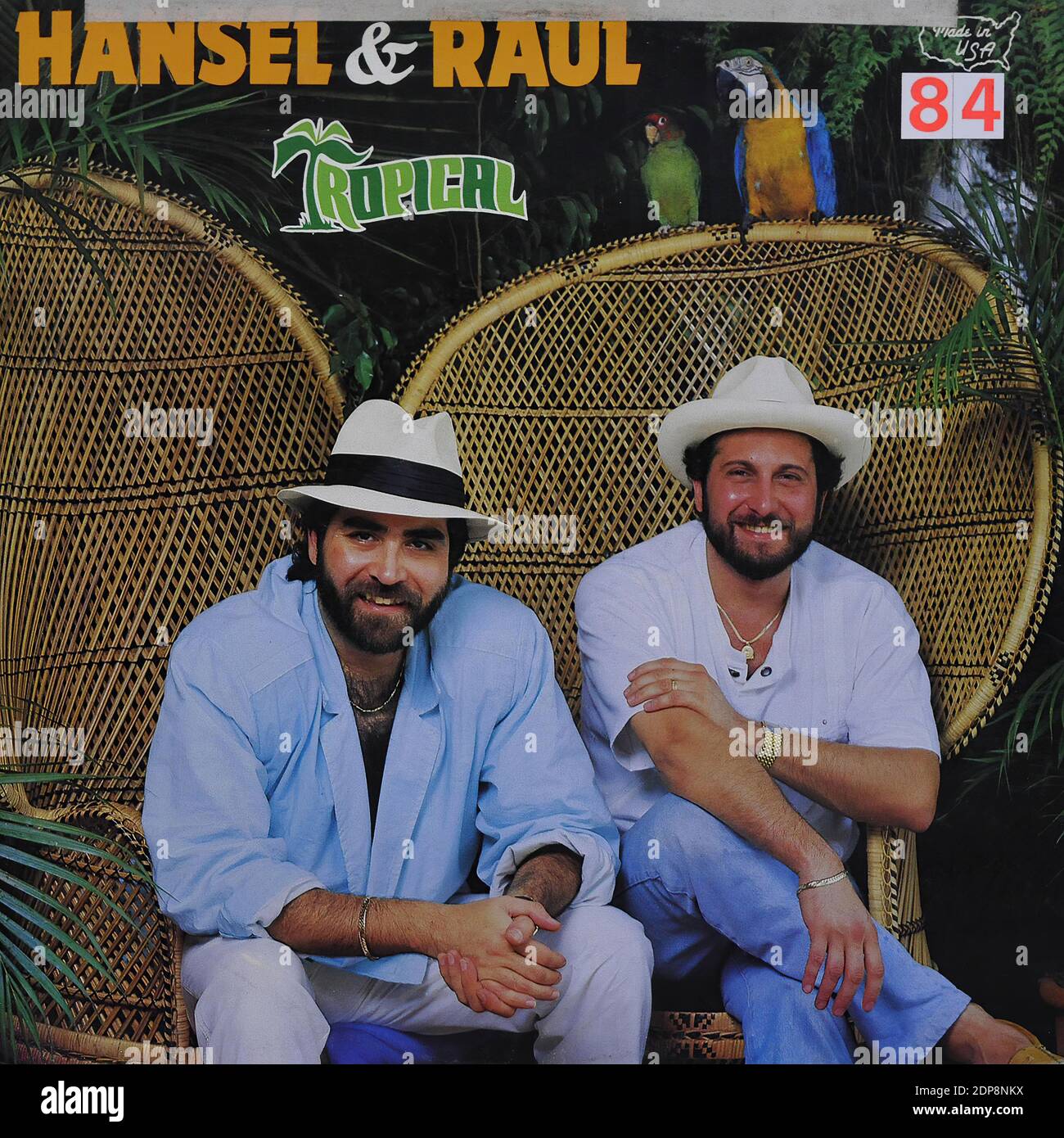 HANSEL & RAUL Tropical - Vintage Vinyl Record Cover Stock Photo - Alamy