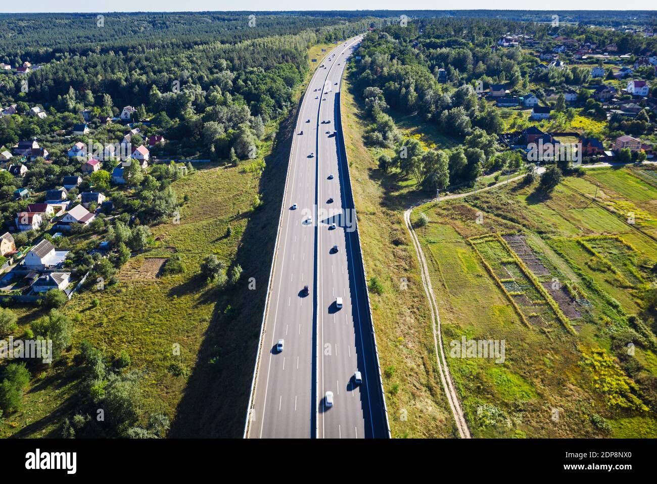 Highway aerial hi-res stock photography and images - Alamy