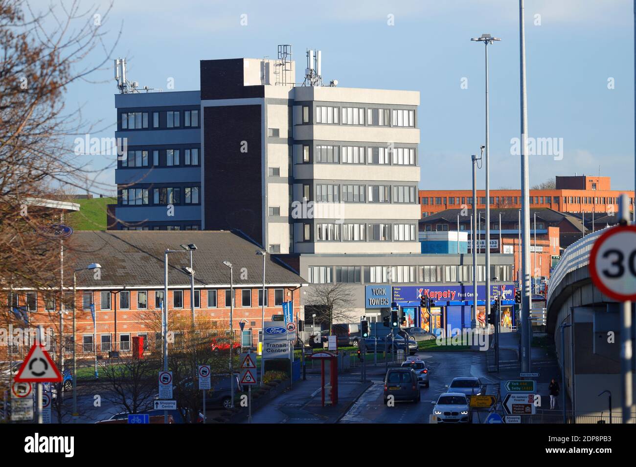 York Towers is a former office block in Burmantofts,Leeds, that has now ...