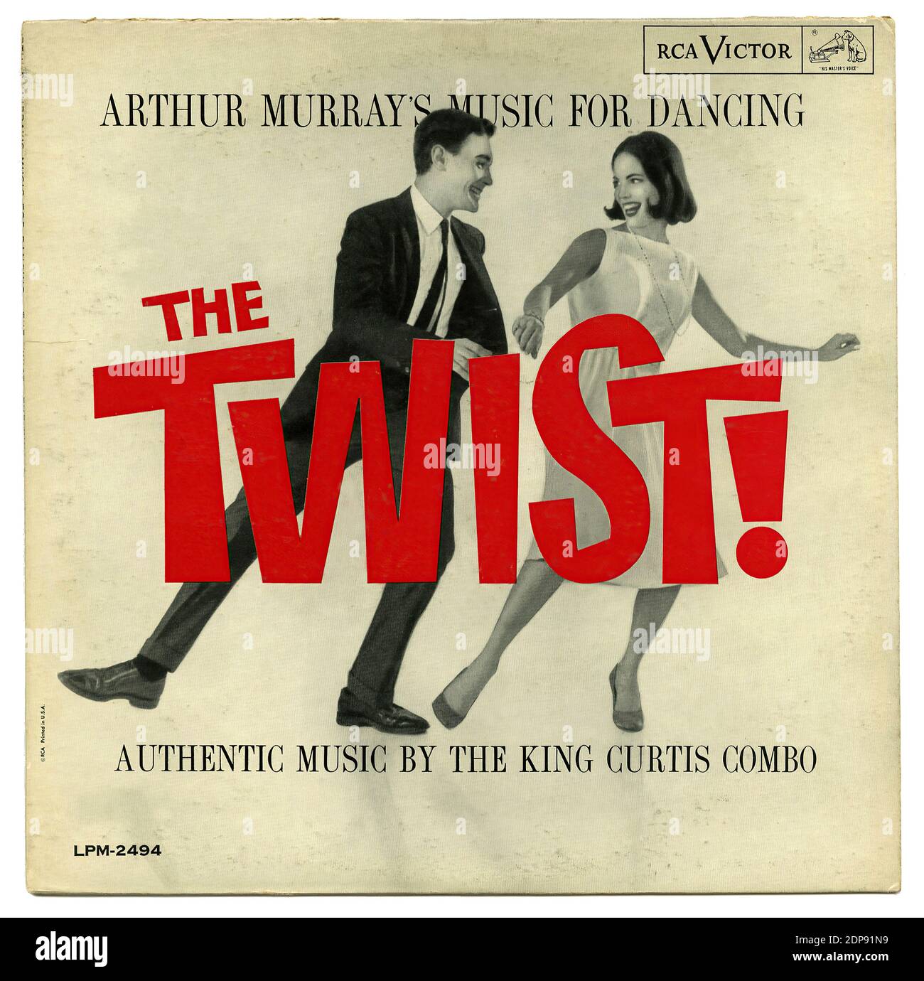The Twist - Vintage Record Cover 03 Stock Photo - Alamy