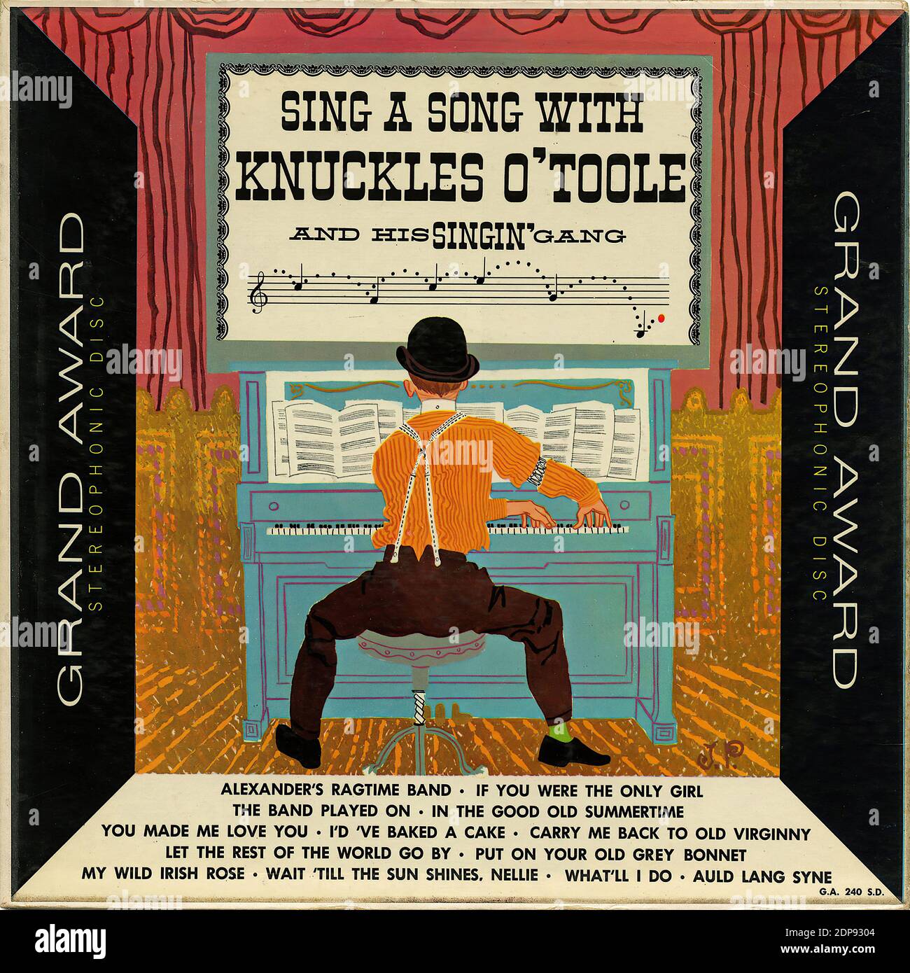 Sing a Song with Knuckles O'toole and His Singing' Gang - Vintage ...