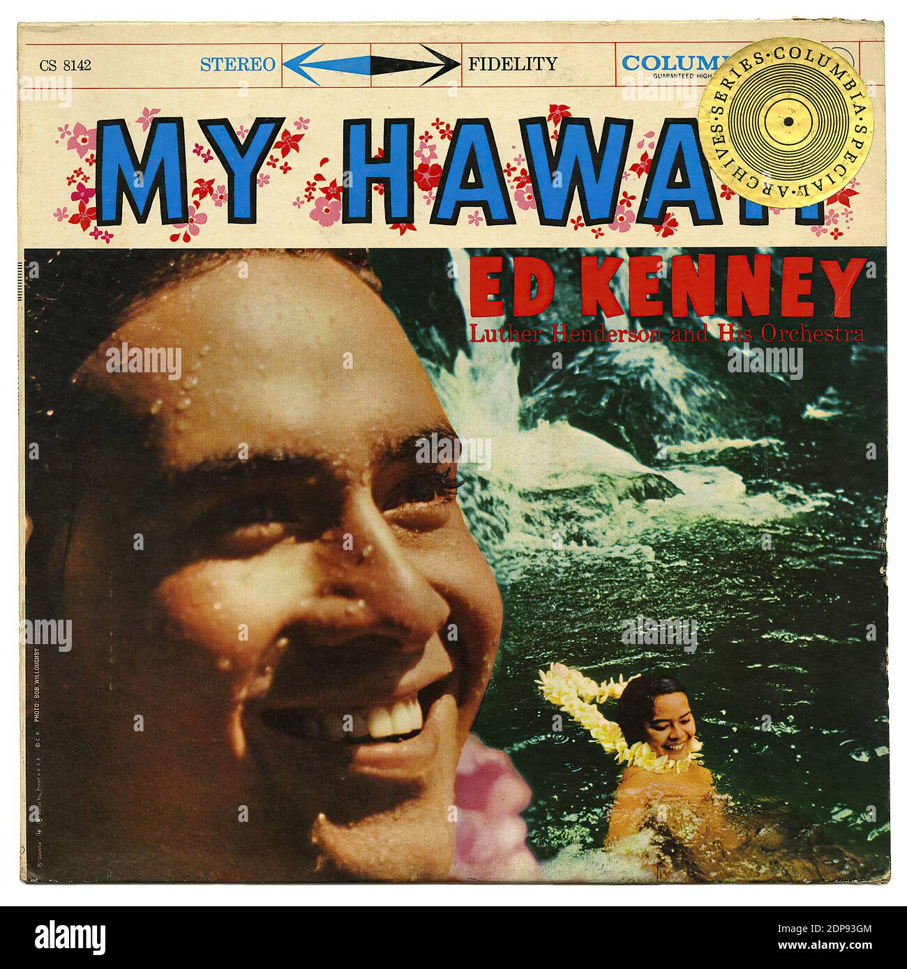 My Hawaii - Vintage Record Cover Stock Photo - Alamy