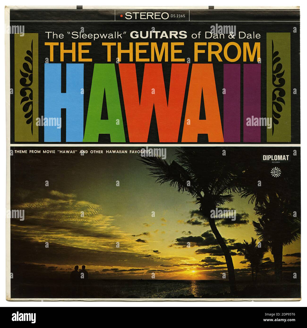 The Theme from Hawaii - Vintage Record Cover Stock Photo - Alamy