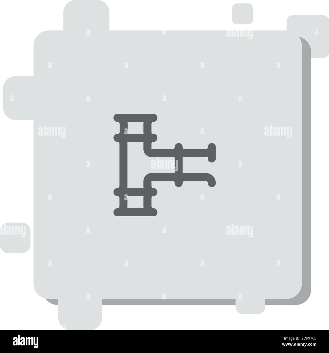 pipeline vector icon modern simple vector illustration Stock Vector ...