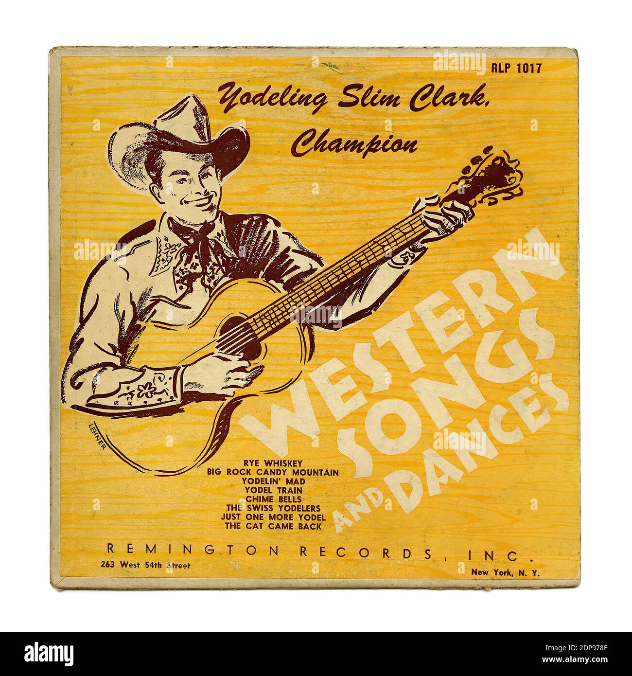 Western Songs and Dances - Vintage Record Cover Stock Photo - Alamy