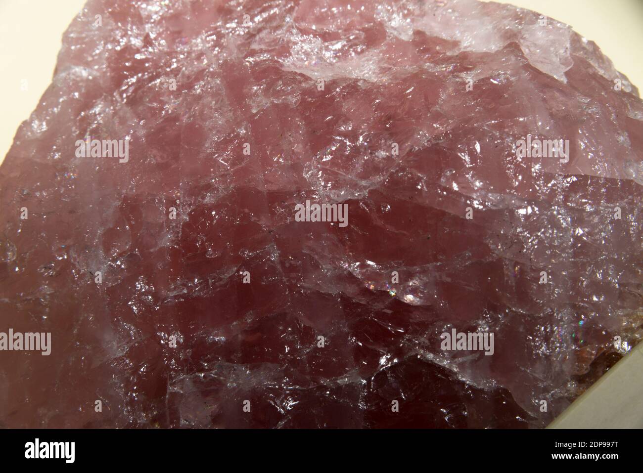 Rose Quartz SiO2 Stock Photo - Alamy