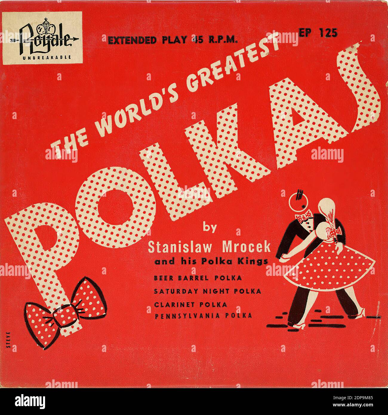 The World's Greatest Polkas - Vintage Record Cover Stock Photo - Alamy