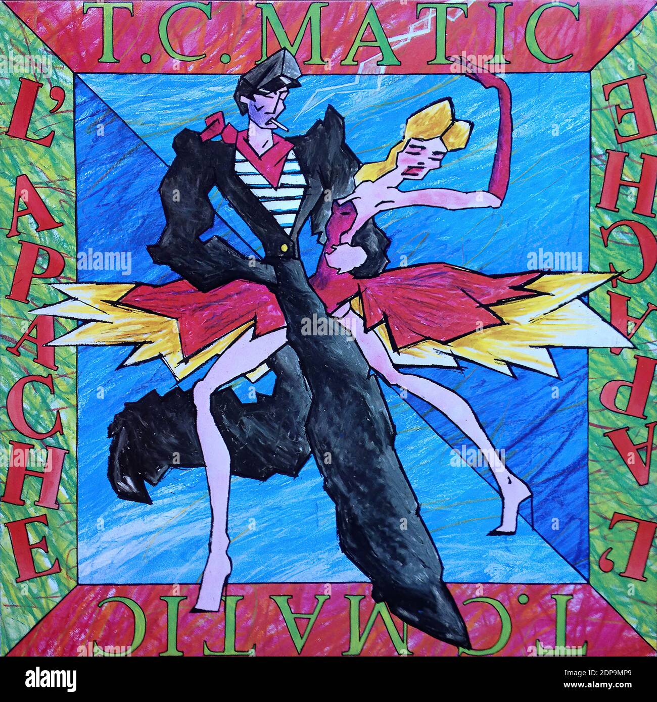 TC Matic - L' Apache - Vintage vinyl album cover Stock Photo - Alamy