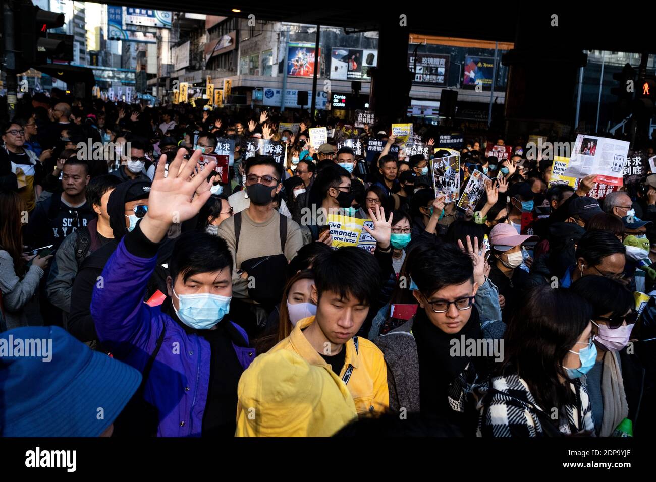 HONG KONG - PROTEST - WALK FOR THE HUMAN RIGHTS Manifestation de 800 ...