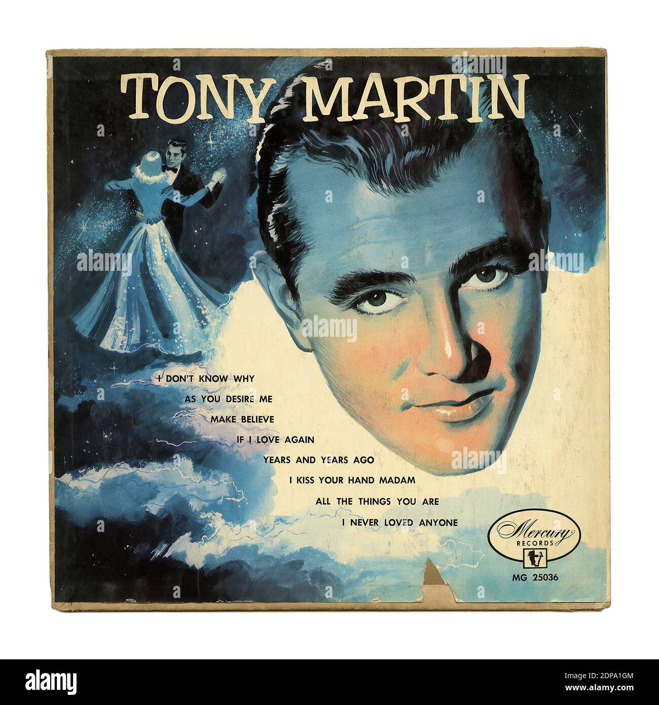 Tony Martin - Vintage Record Cover Stock Photo - Alamy