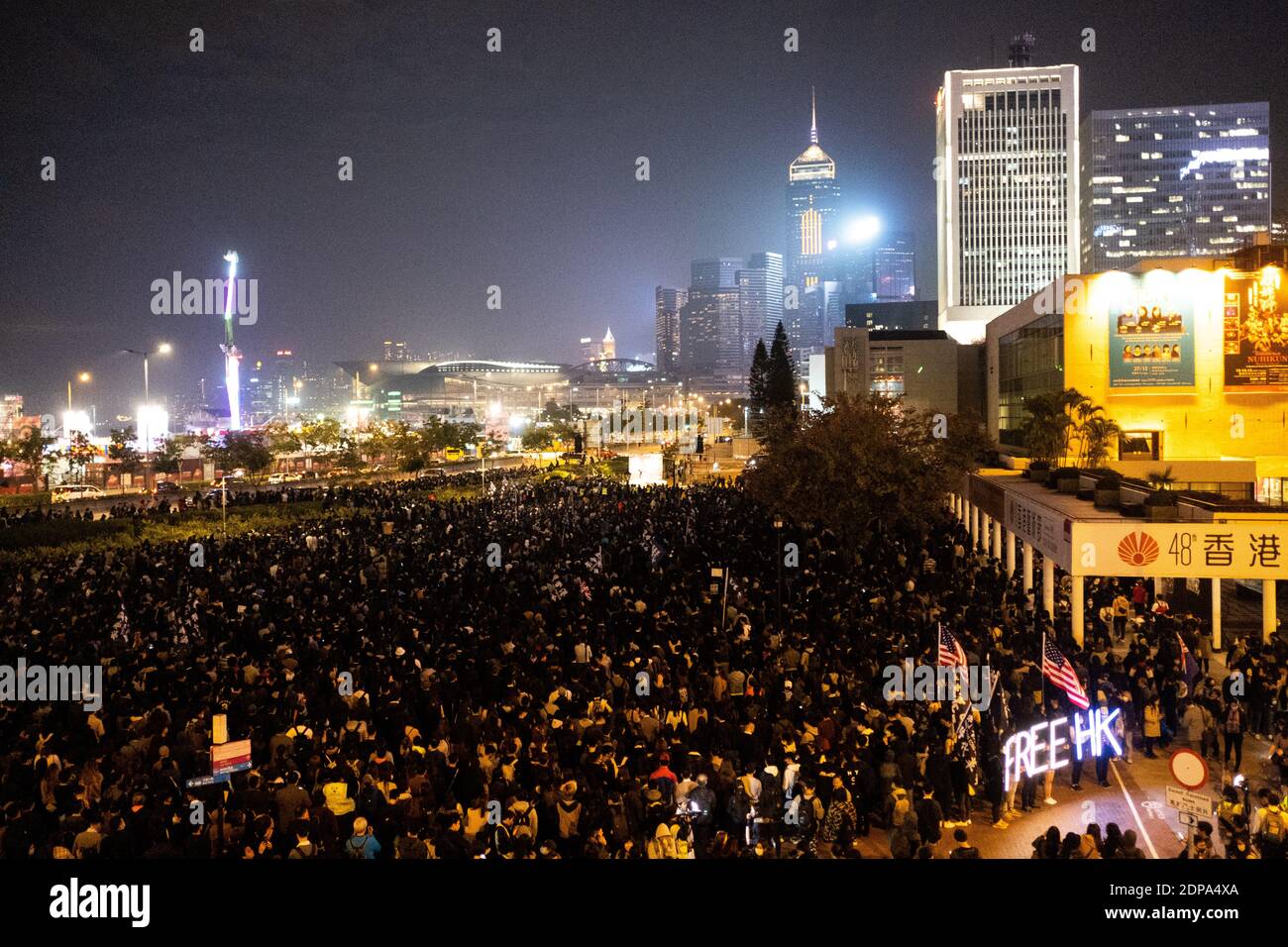 HONG KONG - PROTEST - RALLY Rassemblement du mouvement pro-democratie ...