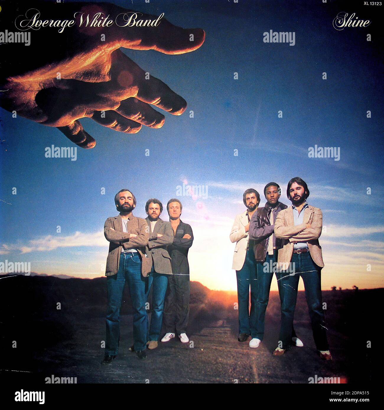 Average White Band Shine - Vintage Vinyl Record Cover Stock Photo - Alamy