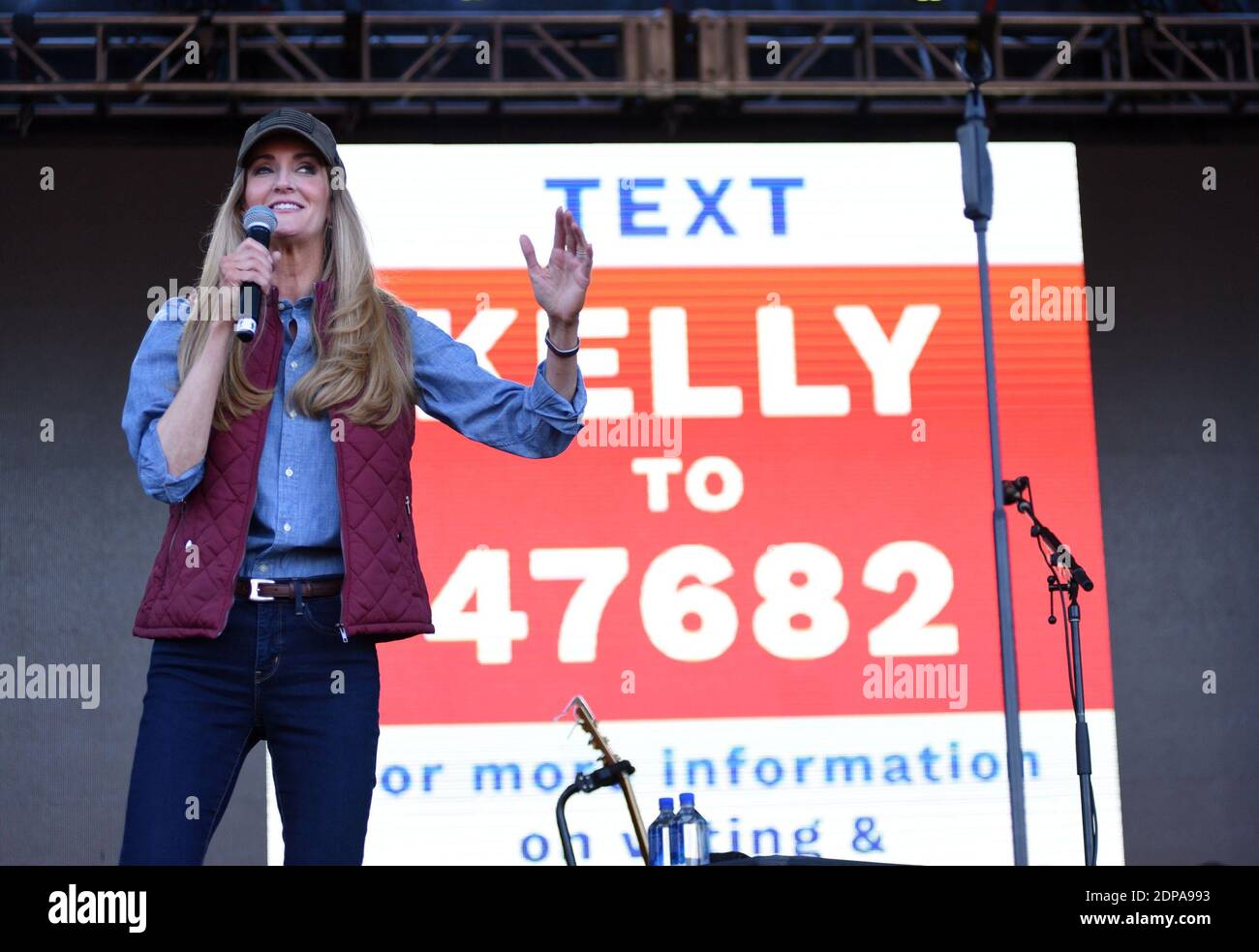Smyrna, GA, USA. 18th Dec, 2020. Kelly Loeffler at a public appearance ...