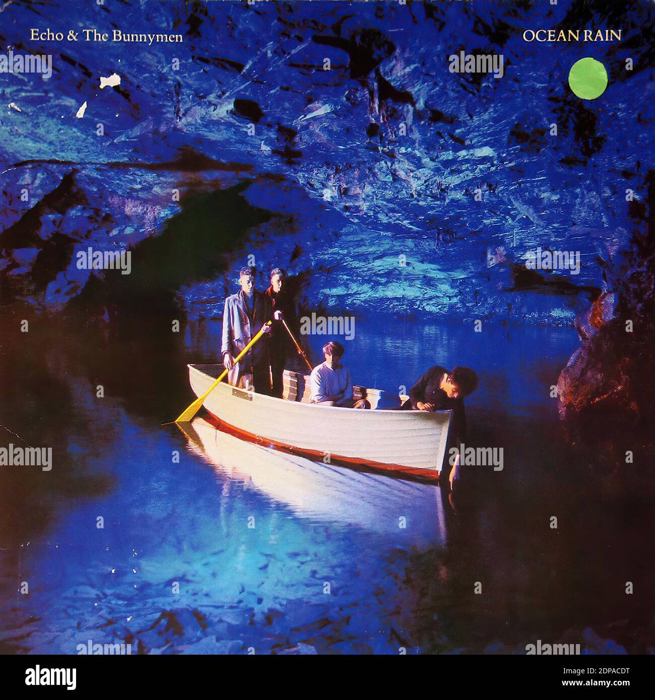 ECHO & THE BUNNYMEN OCEAN RAIN - Vintage Vinyl Record Cover Stock Photo ...
