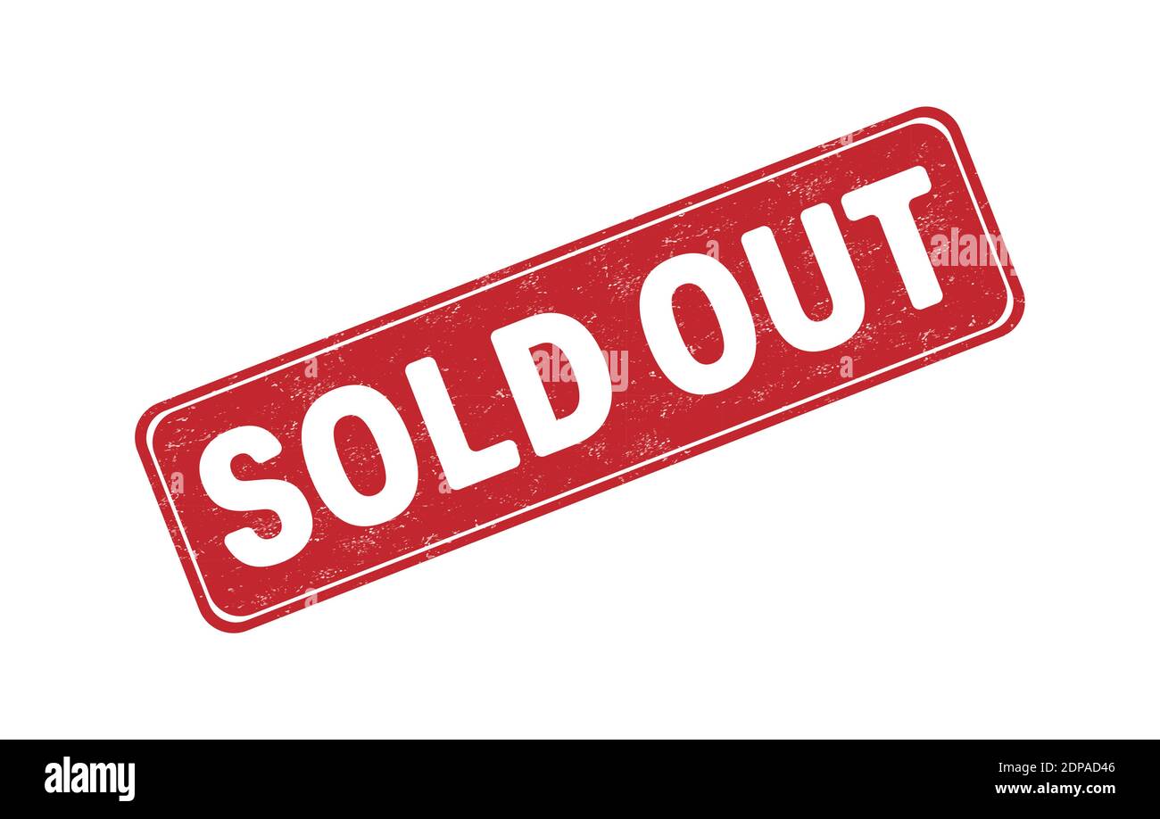 SOLD OUT. An impression of a seal or stamp with scuffs. Grunge style ...