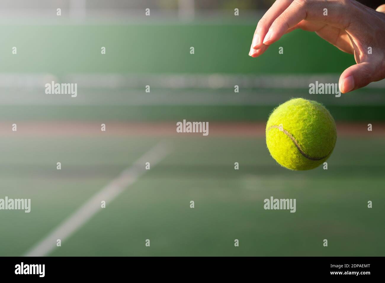 Hand catching ball close up hi-res stock photography and images - Alamy