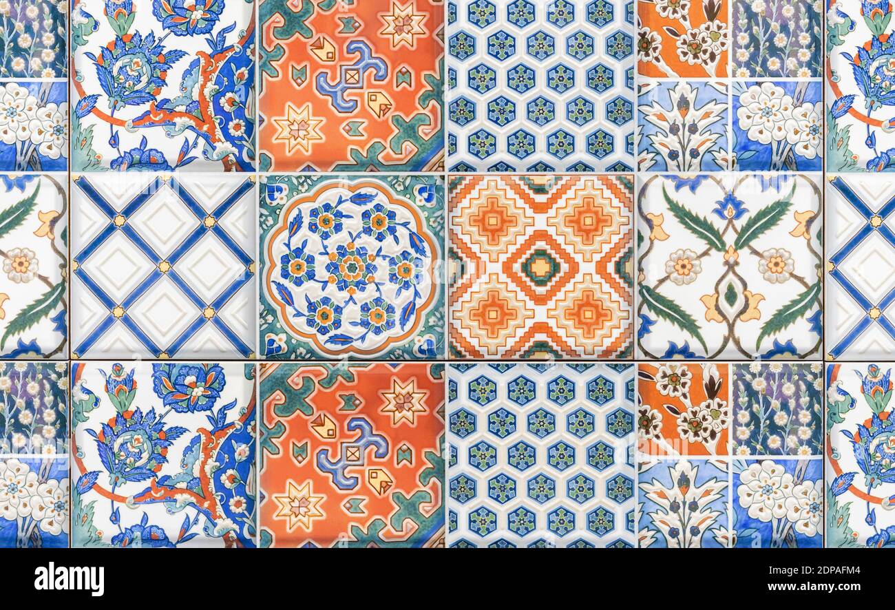 Ethnic wall tiles hi-res stock photography and images - Alamy
