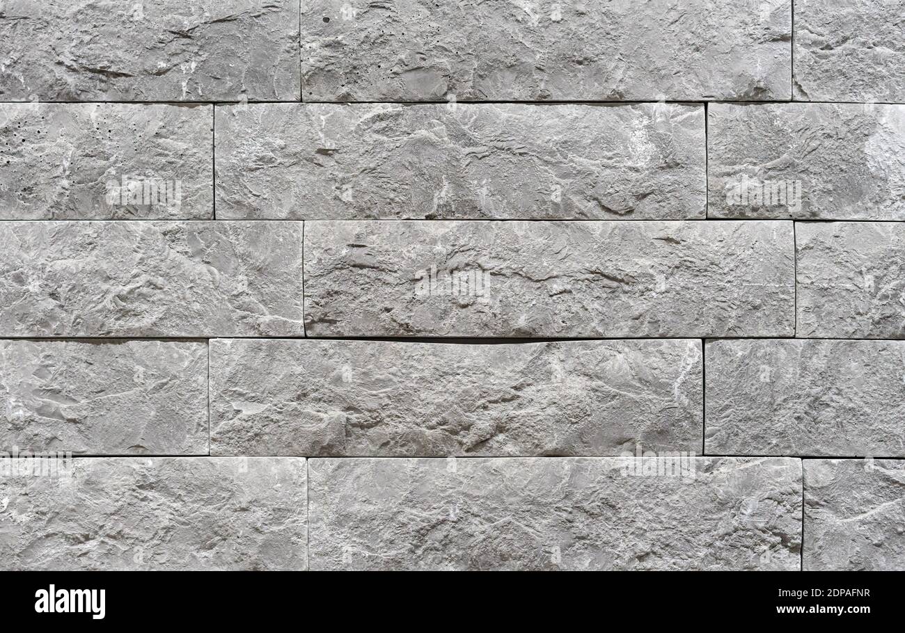 Texture of gray facade stone for exterior decoration of the house Stock ...