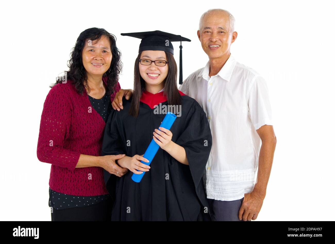 Parents daughter university graduation hi-res stock photography and ...