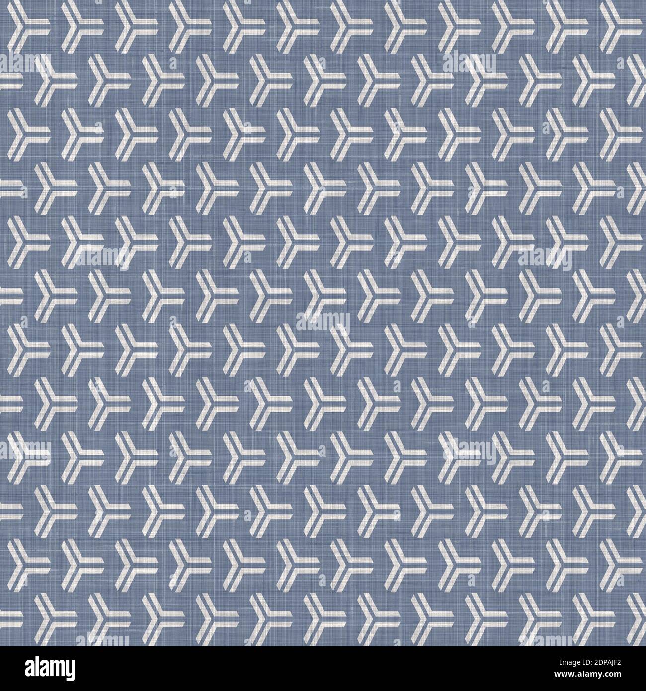Seamless french farmhouse linen geometric block print background ...